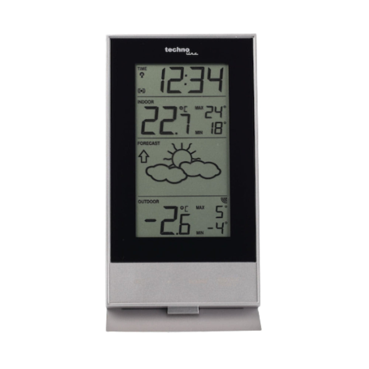 Digital radio controlled thermometer weather station - Technoline WS ...